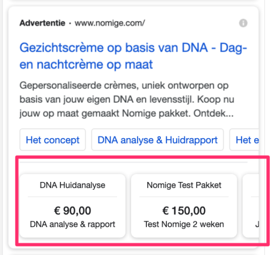 Price Extensions in Google Ads: Setup and Examples - Store Growers
