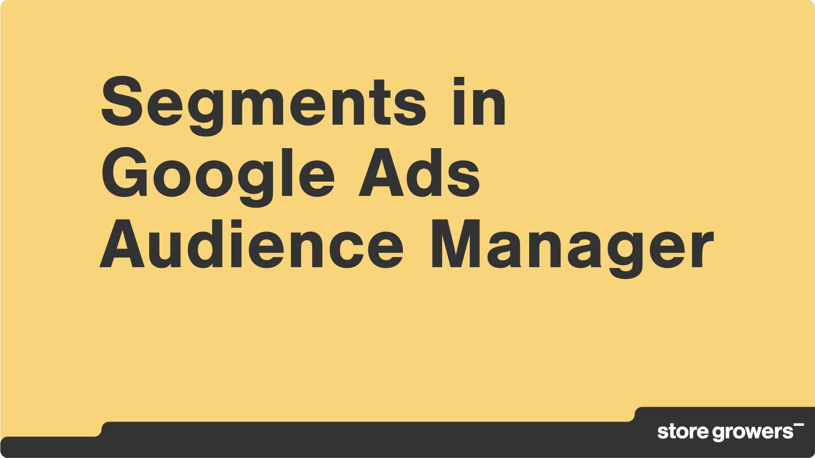 5 Tips on How to Use Google Ads Audience Manager (Guide) - Store Growers
