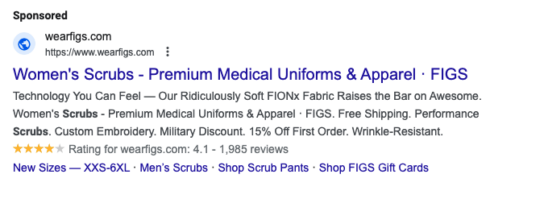 How Apparel Brand FIGS Spends Over $1M on Google Ads (Case Study ...