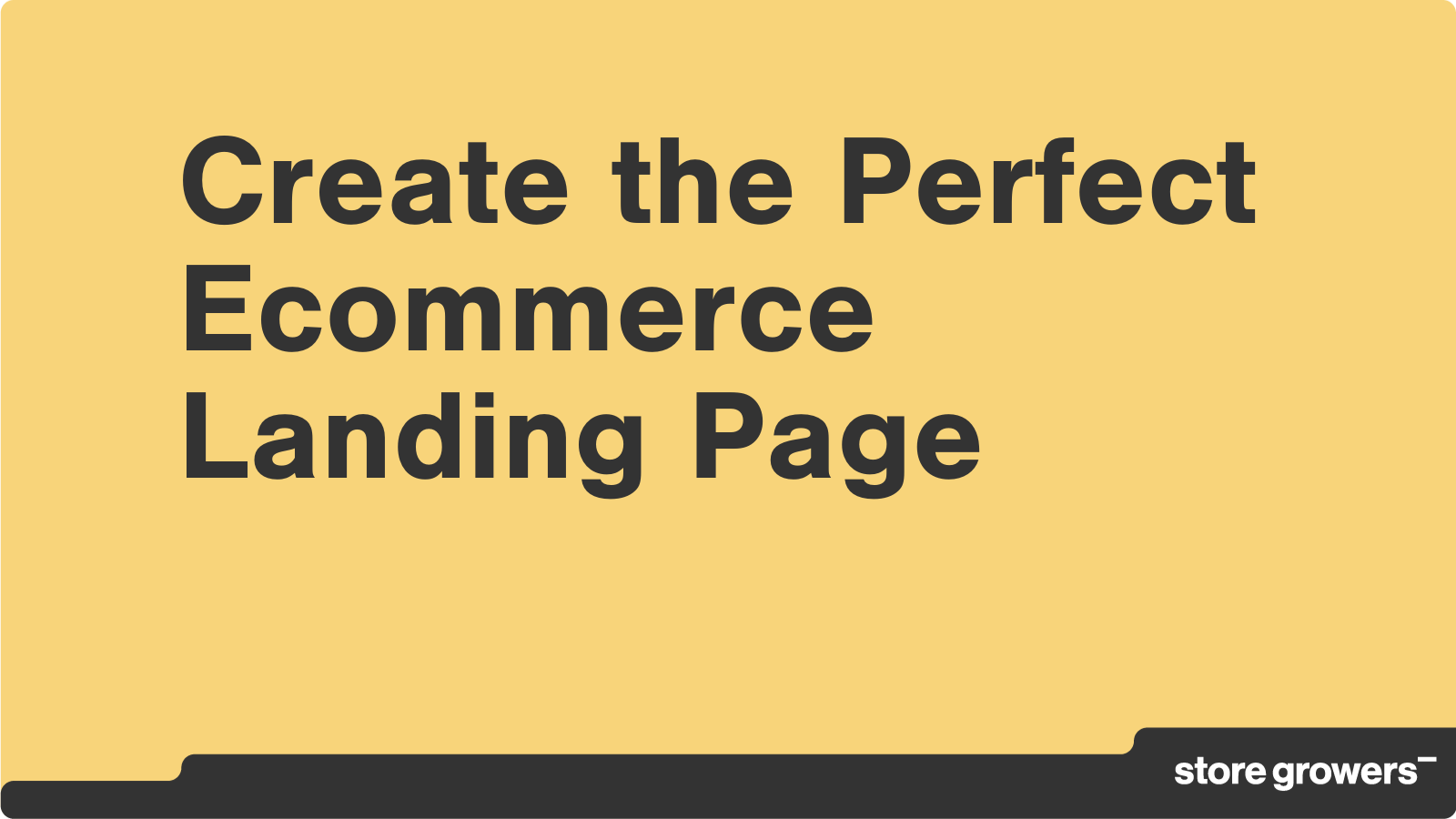How to Create the Perfect Ecommerce Landing Page That Converts (With ...